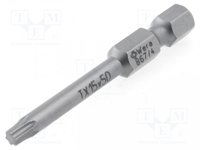 RUUVAUSKÄRKI - TORX® - TX15 - KOK.PIT: 50MM - Radioduo.fi verkkokauppa
