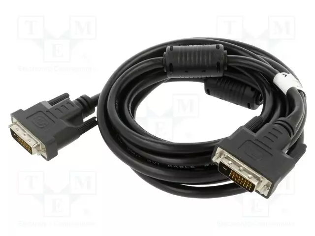 KAAPELI - DVI-D (24+1) PISTOKE,MOLEMMIN PUOLIN - DUAL LINK - 3M CA-DVID ...